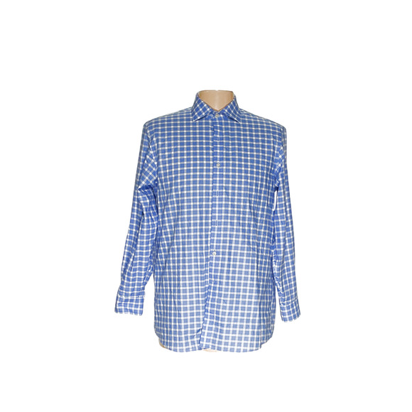 MICHAEL Michael Kors | Shirts | Michael Kors Mens Blue Gingham Dress ...